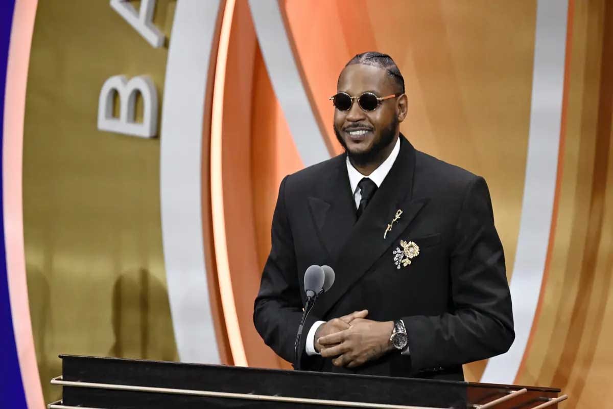 Carmelo Anthony ingresa al Salón de la Fama Naismith con gloria | La ...