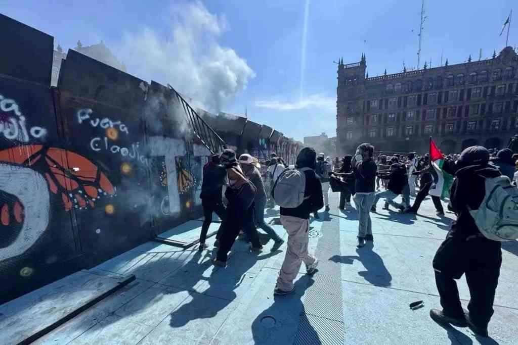Sheinbaum condena violencia en marcha de la Gen Z 2025